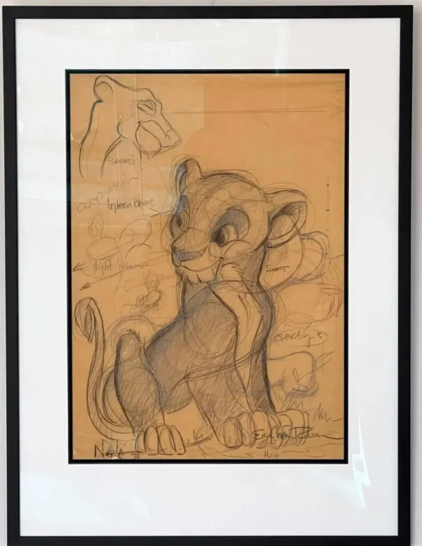 Nala - pencil study - Disneyana+