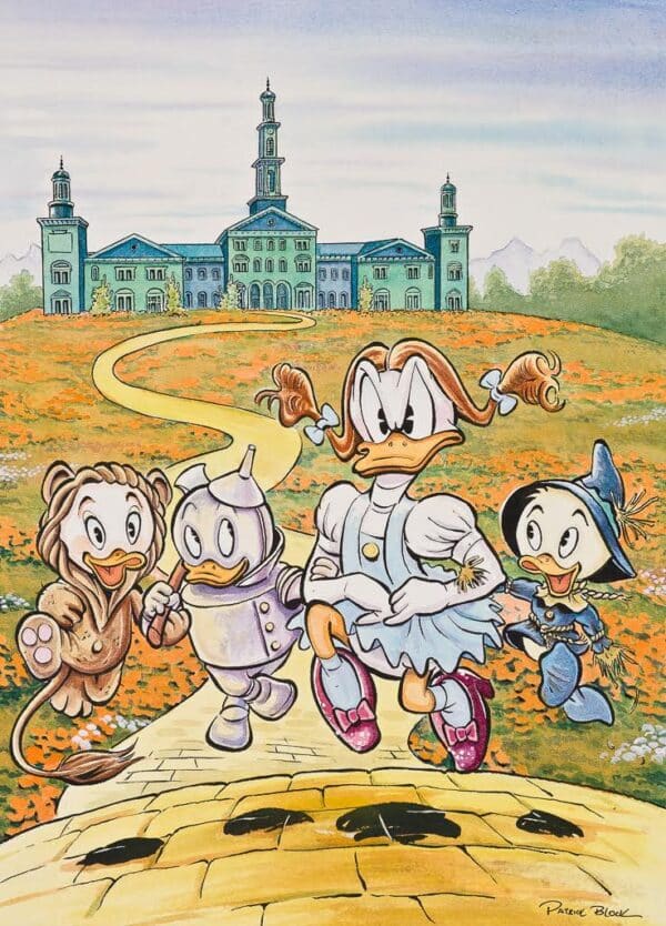 Based on watercolour: Disgruntled Don Dorothy - Disneyana+