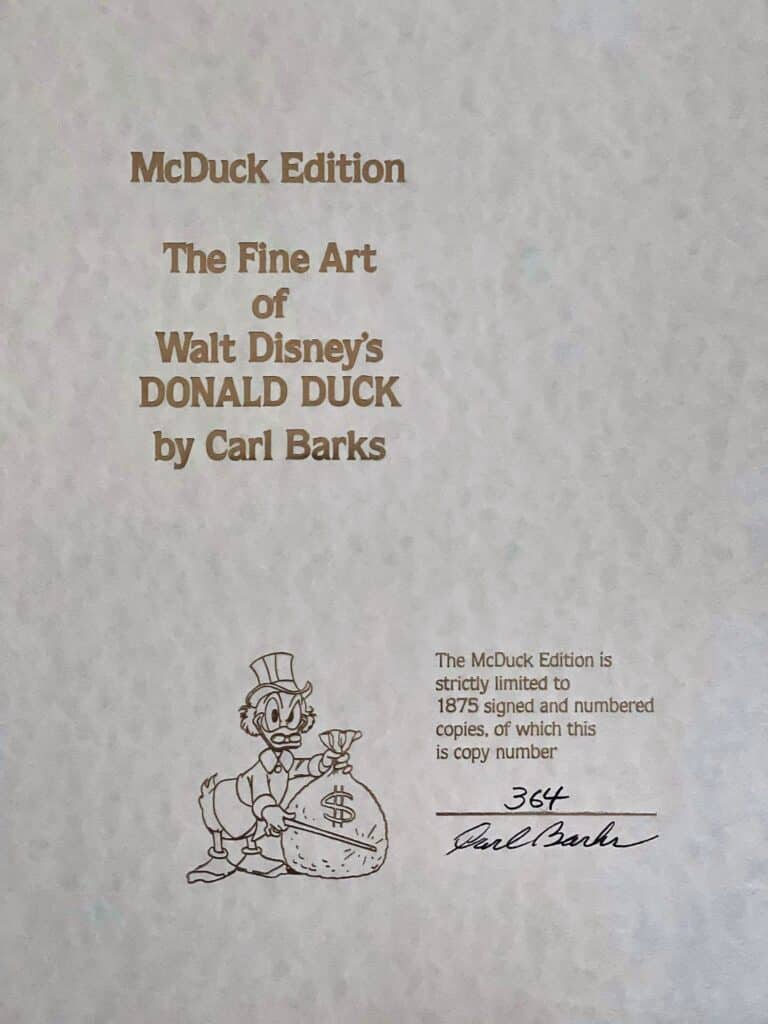 The Fine Art of Walt Disney’s Donald Duck by Carl Barks - Burgundy ...