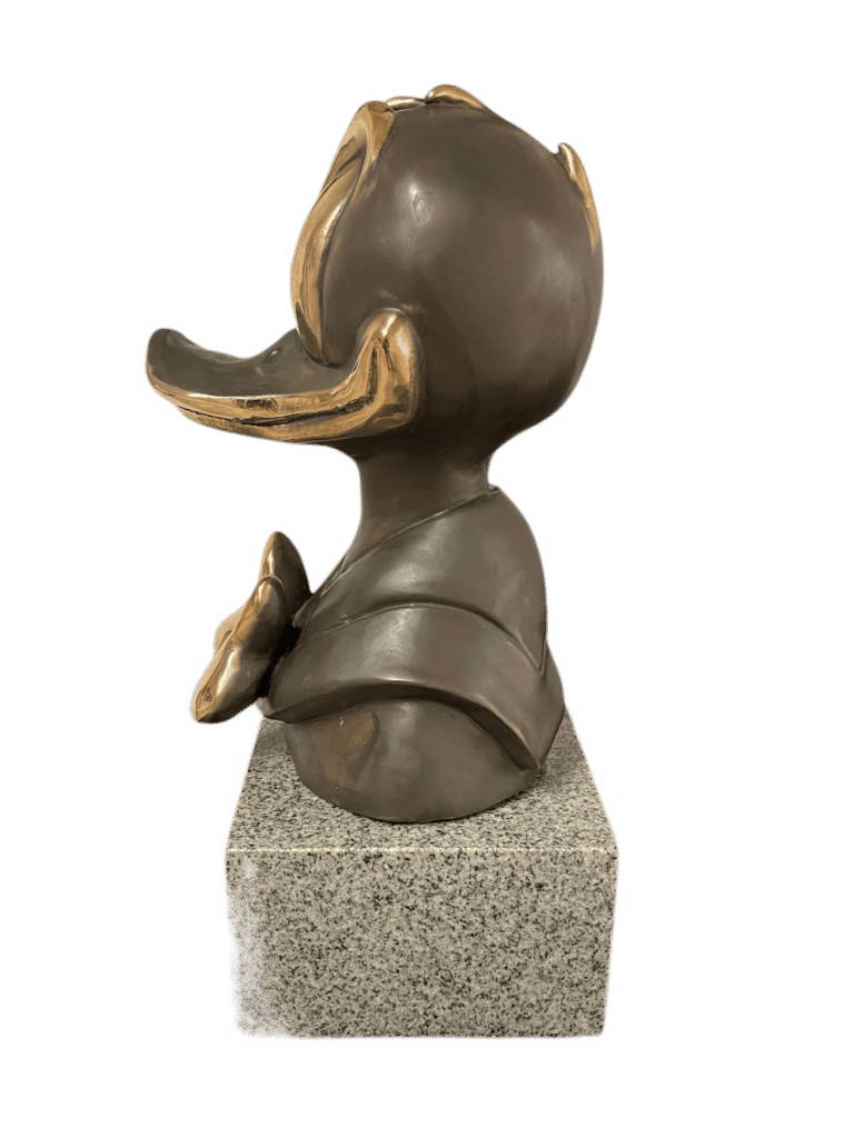 Donald Duck Bronze Bust – Black patina - Disneyana+