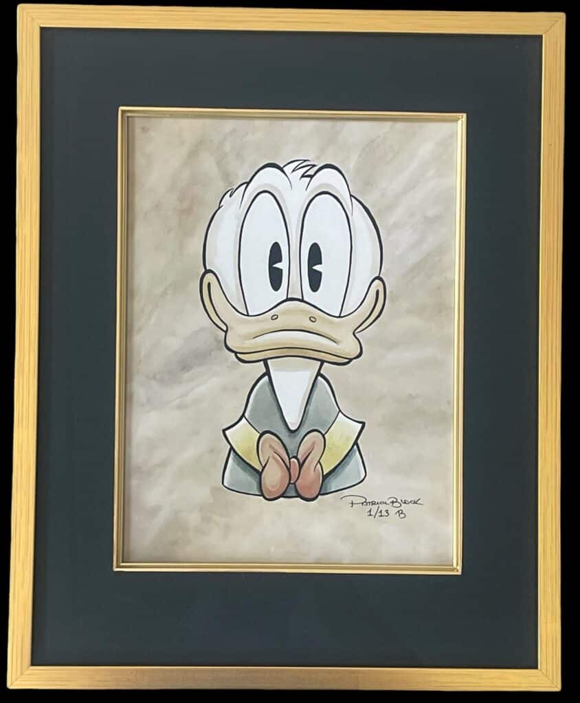 Donald Duck Bronze Bust – Black patina - Disneyana+