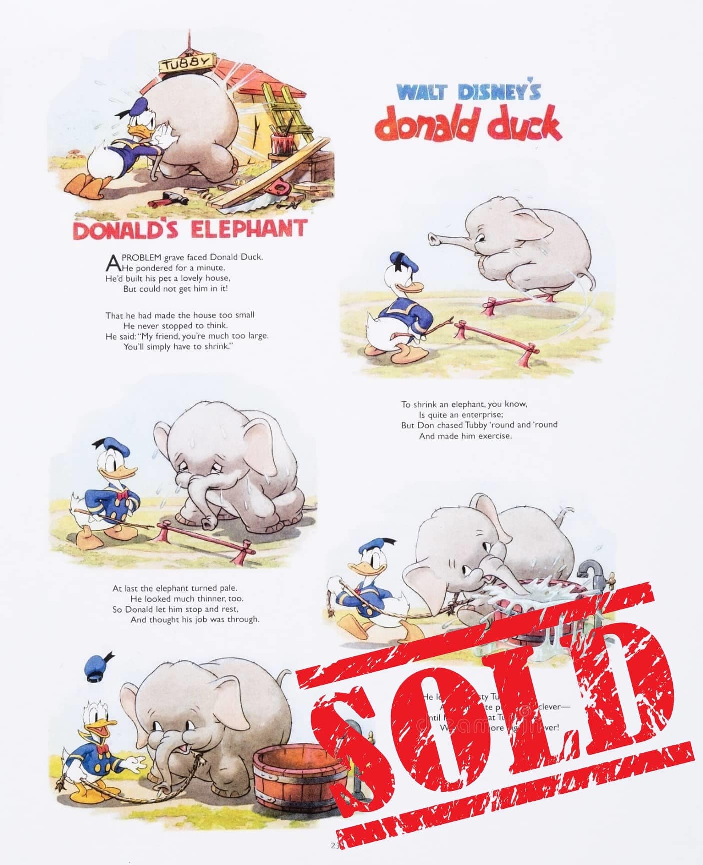Donald’s Elephant - by Hank Porter - Disneyana+