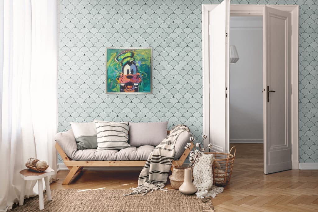 Original portrait painting: Goofy - Disneyana+
