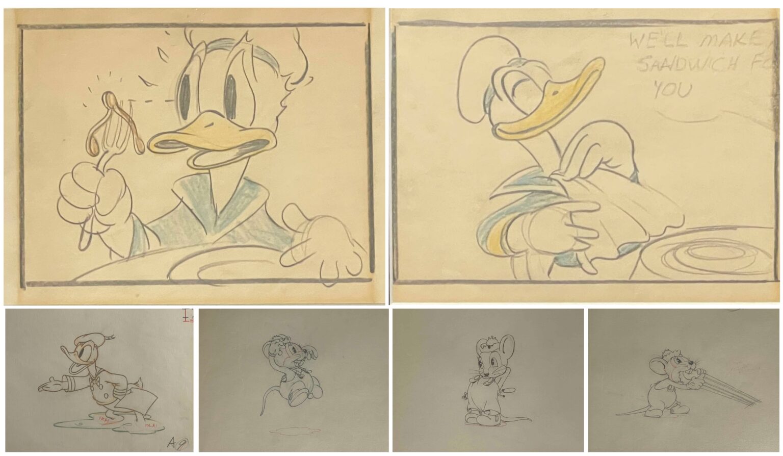New additions to our Original Animation Art section - Disneyana+