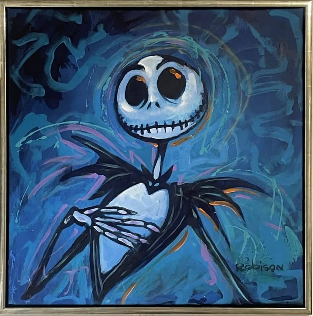 Original portrait painting: Jack Skellington - Disneyana+